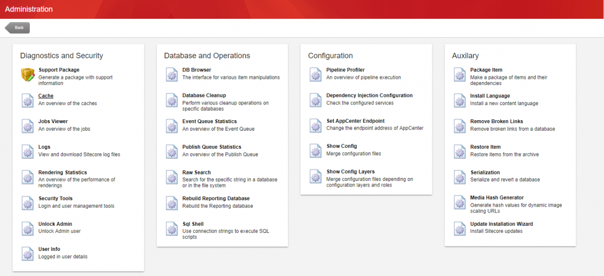 Create Sitecore Custom Admin Page