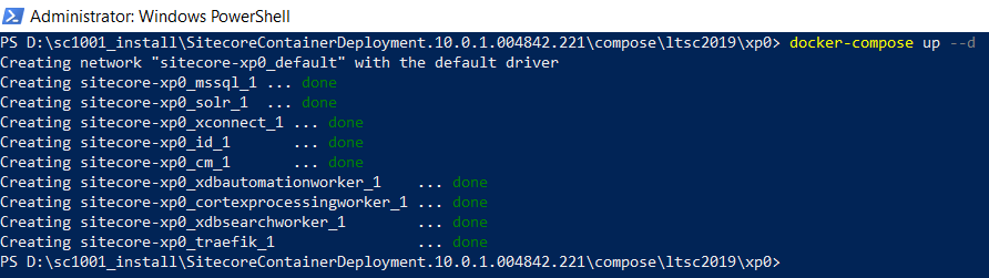 Sitecore XP 10.0 Update 1 – Installation – Docker Way
