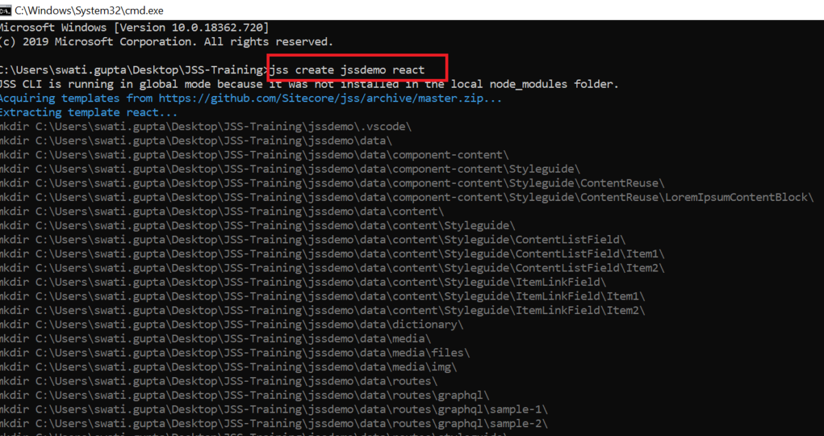 Setup Sitecore JSS application Setup Sitecore JSS application