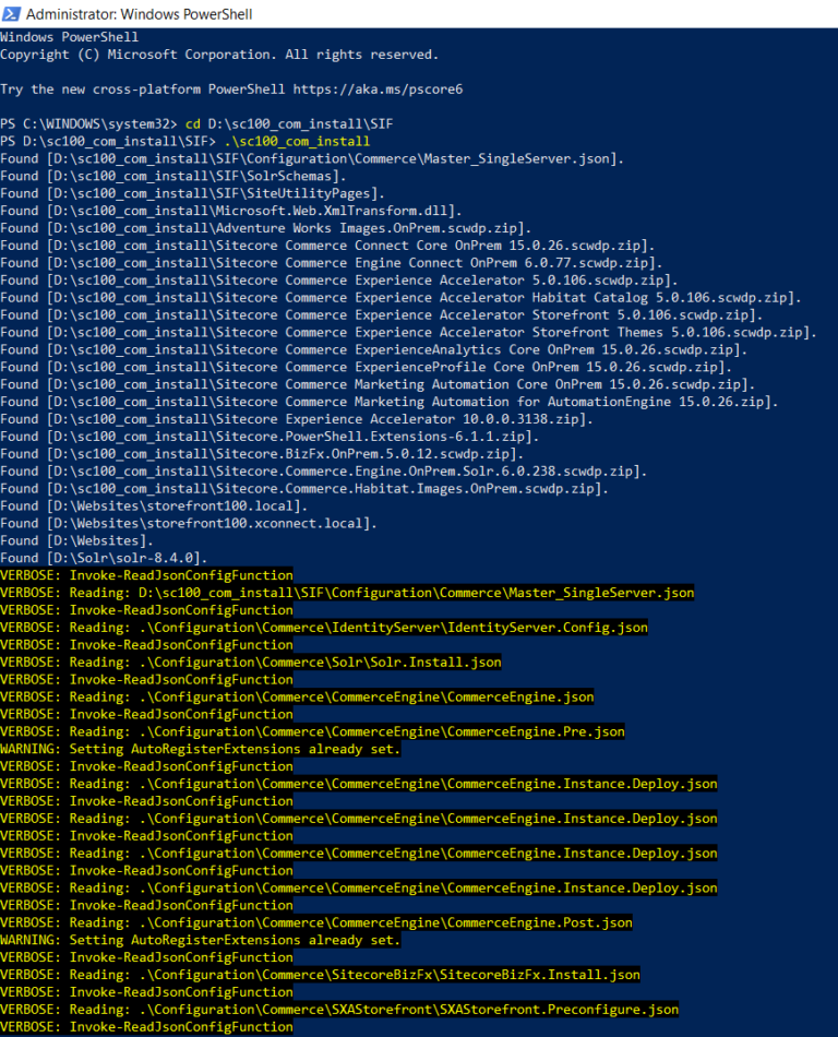 Sitecore Commerce 10 Initial Release Step By Step Install Guide On Your Machine
